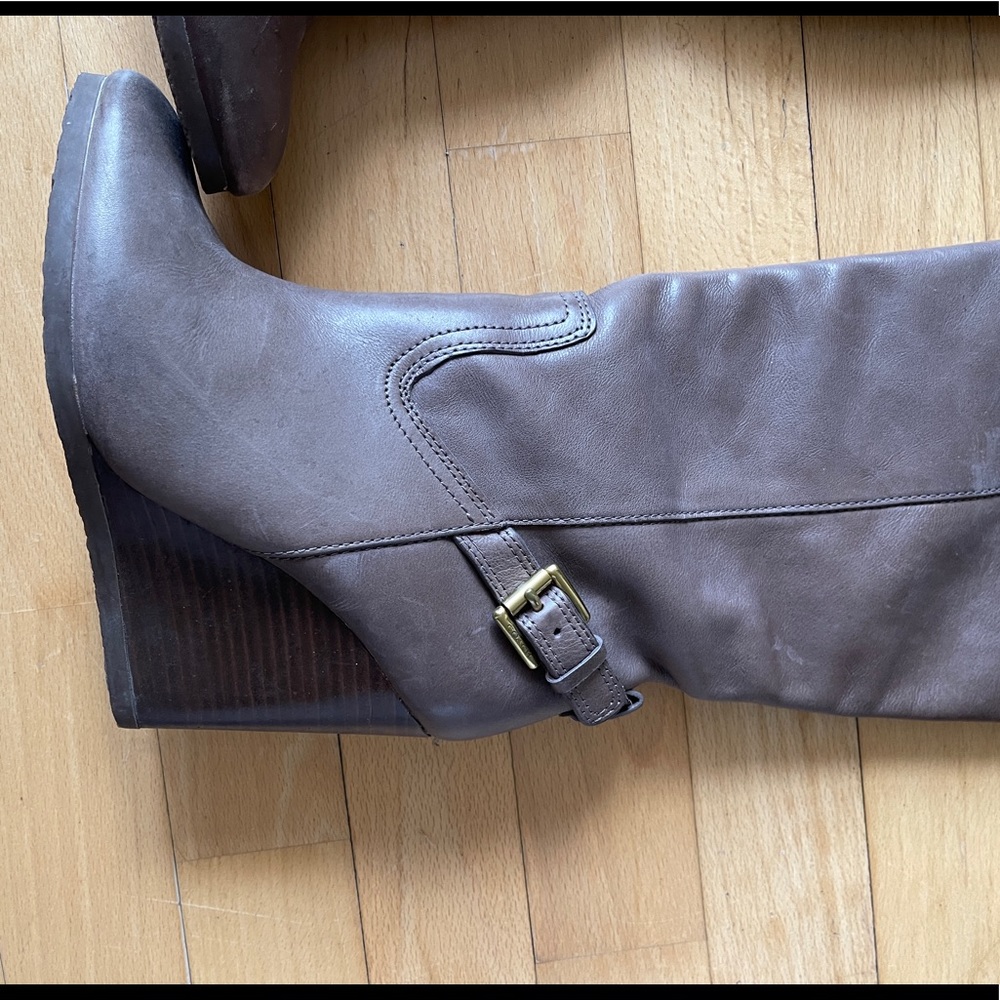 Coach Dorothy Wedge Knee High Boots - Gem